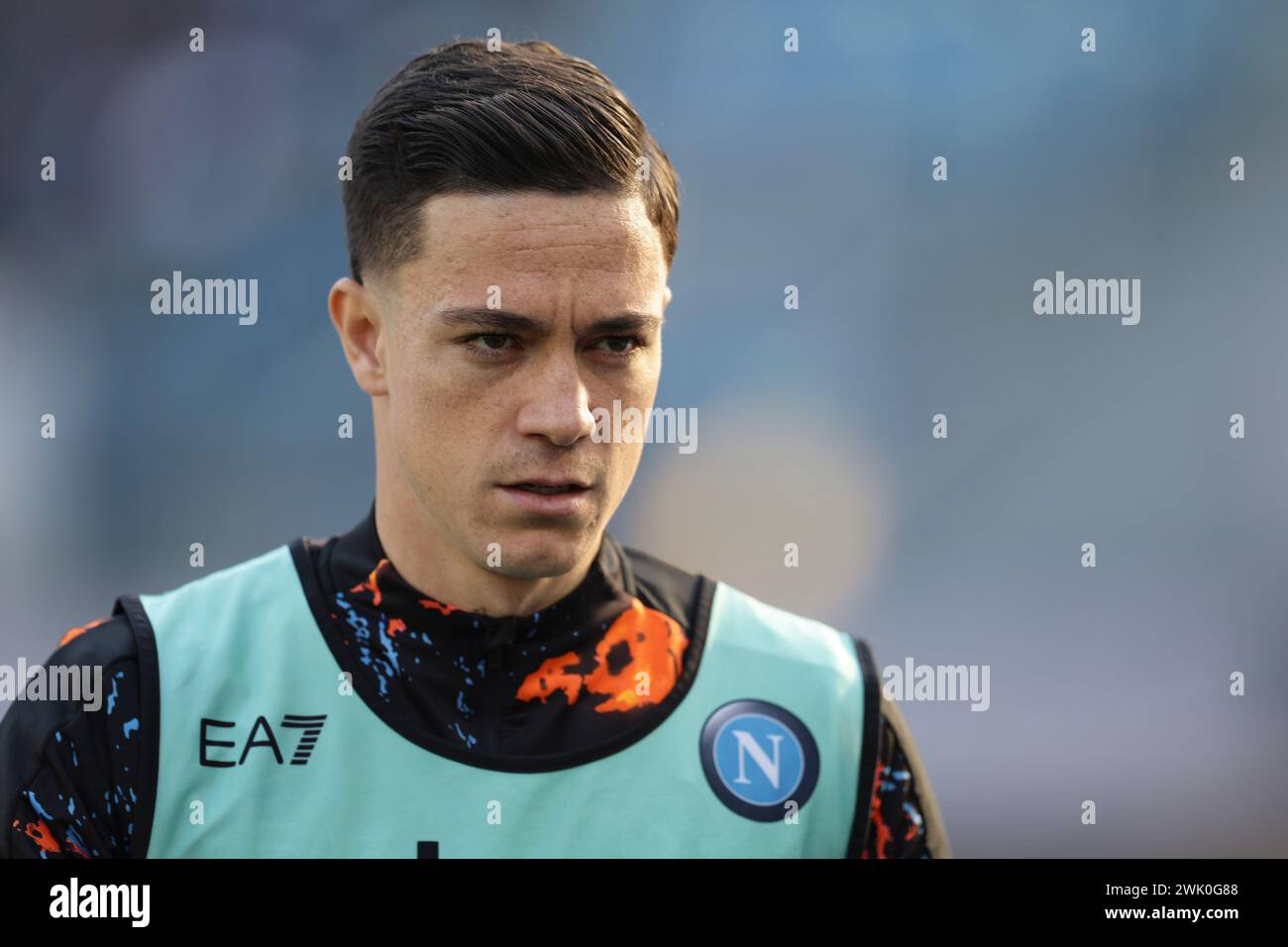 SSC Napoli's Italian forward Giacomo Raspadori looks before the Serie A ...