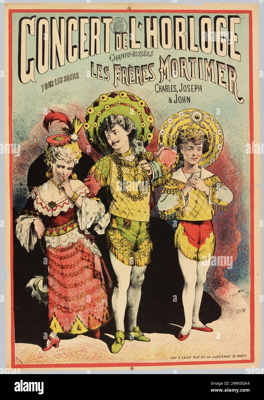 Choubrac, Alfred (N.1853-12-30-D.1902), Clock concert/ Champs-Elysees ...