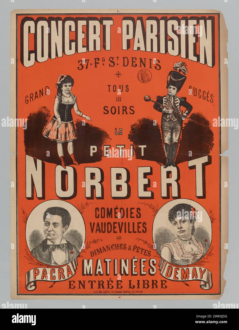 Anonymous, Parisian concert/ 37. FG. ST. Denis/ Large/ Successes/ All ...