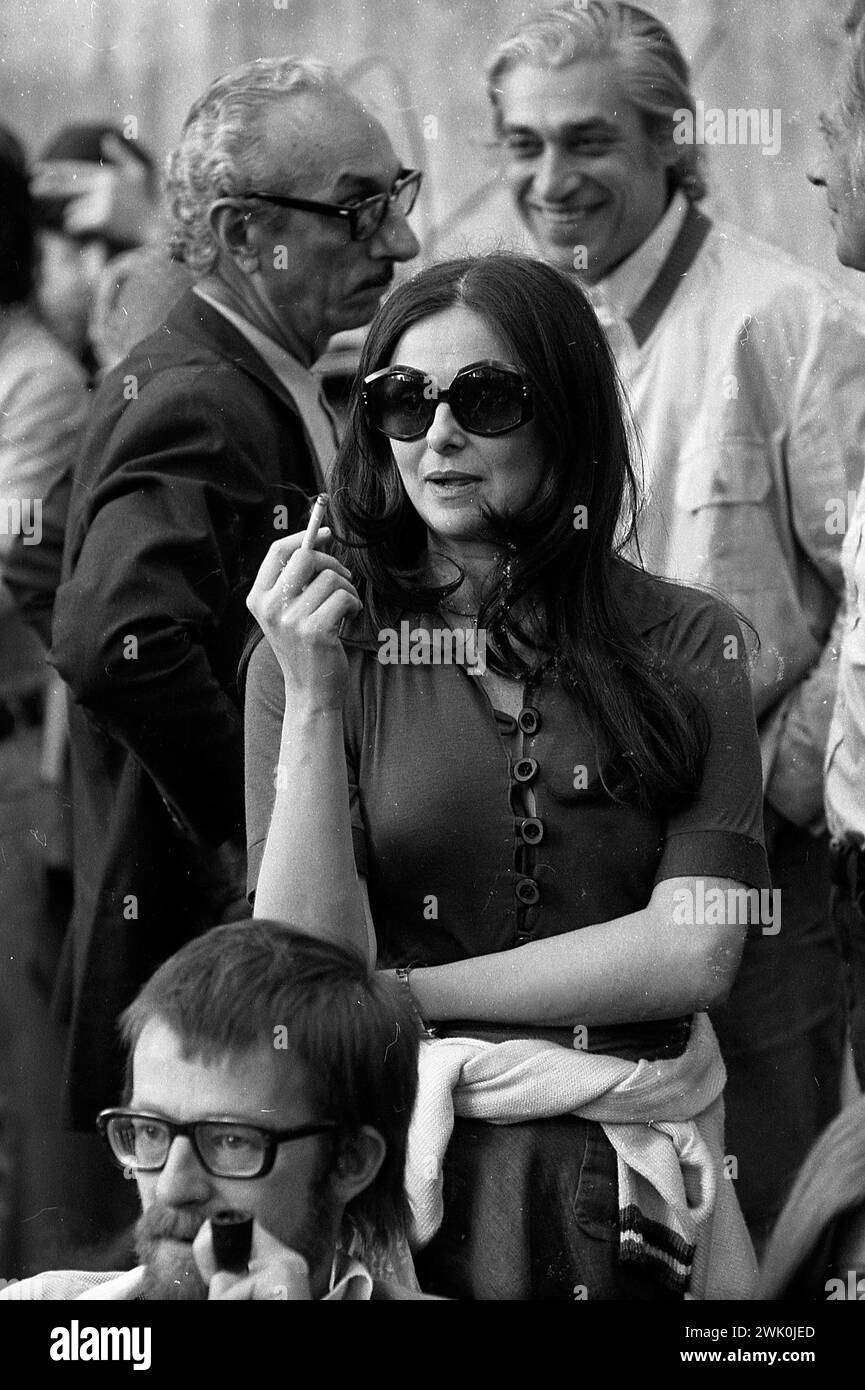 Argentine actress María Vaner (born María Aleandro Robledo) during an ...