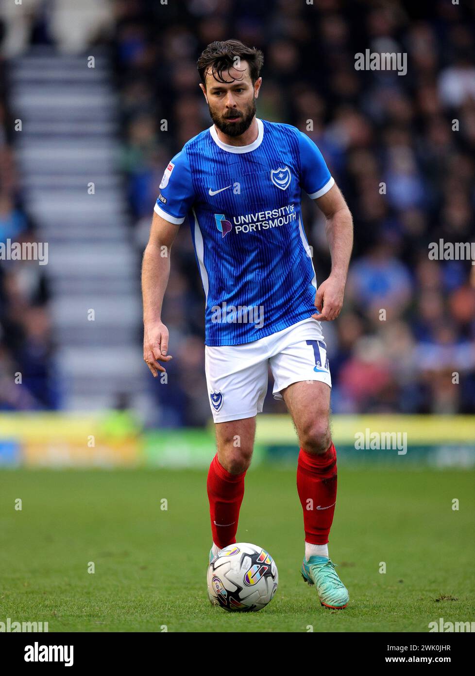 Portsmouth's Joe Rafferty during the Sky Bet League One match at ...