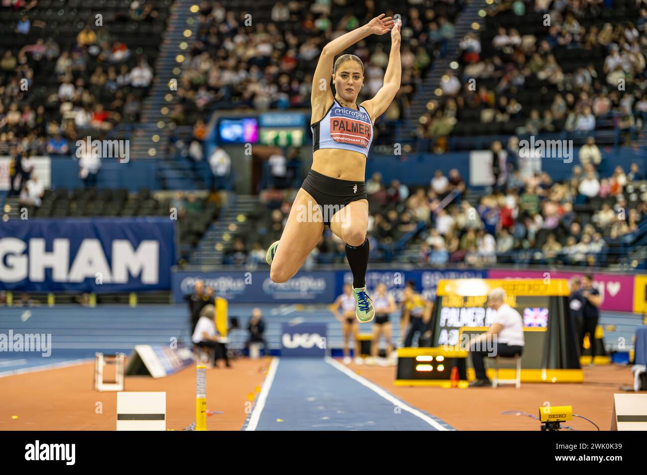 Utilita Arena, Birmingham, UK. 17th Feb, 2024. 2023 Microplus UK Athletics Indoor Championships ...