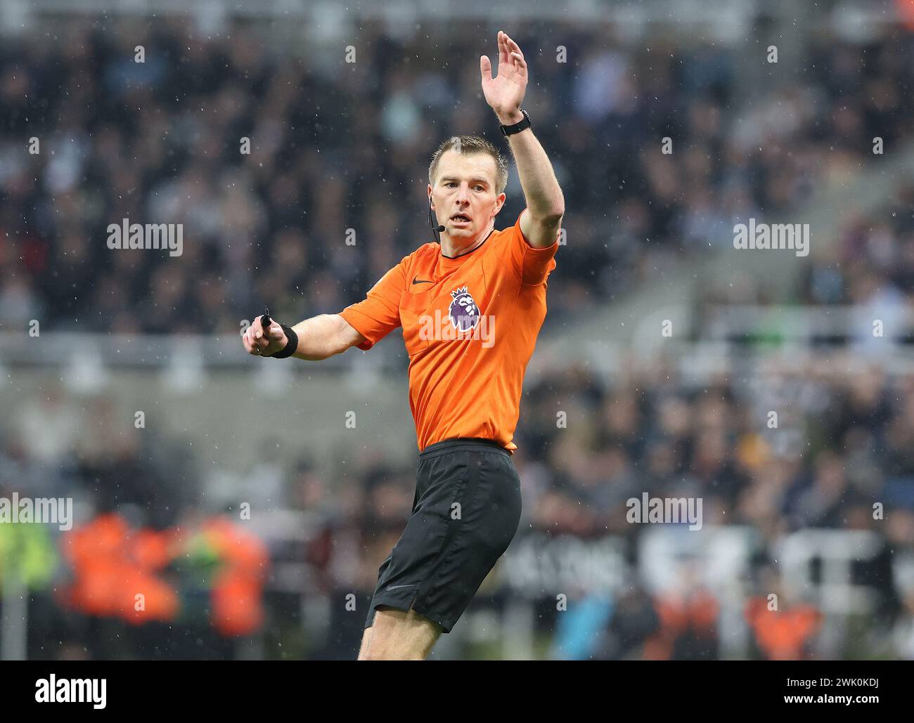Newcastle Upon Tyne, UK. 17th Feb, 2024. Referee Michael Salisbury ...