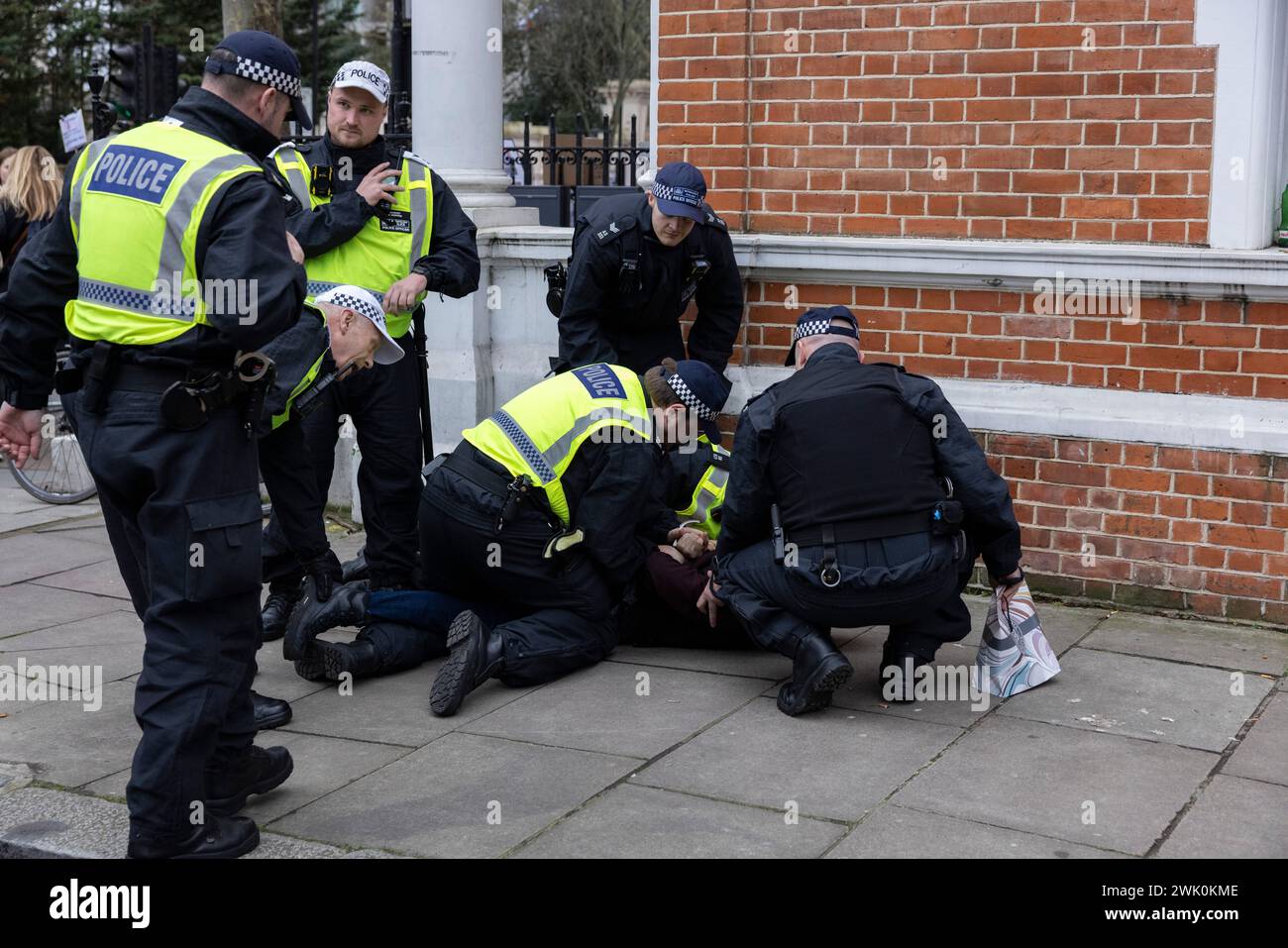 A man is arrested after planning to throw red paint on the walls ...