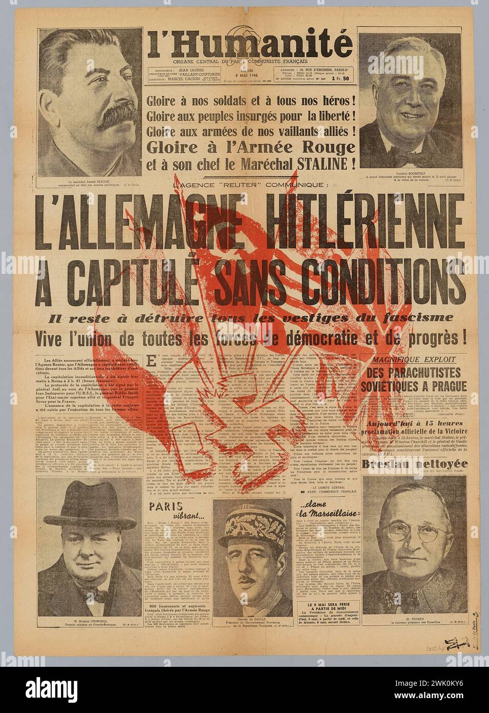 French Communist Party (n. - D.), Journal l'Humanité - 42nd year (new ...