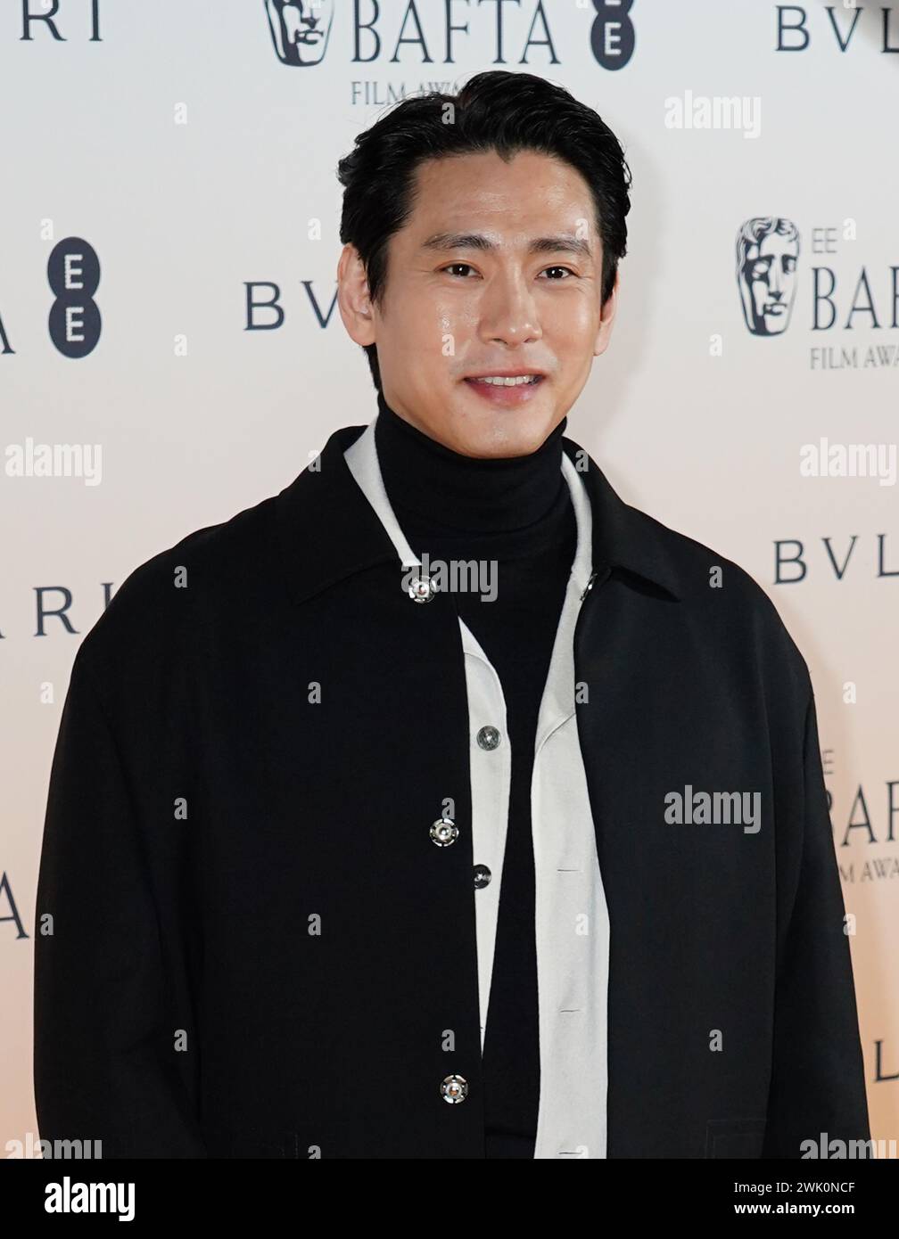 Teo Yoo attends the Bafta Nominees' Party at the National Gallery ...
