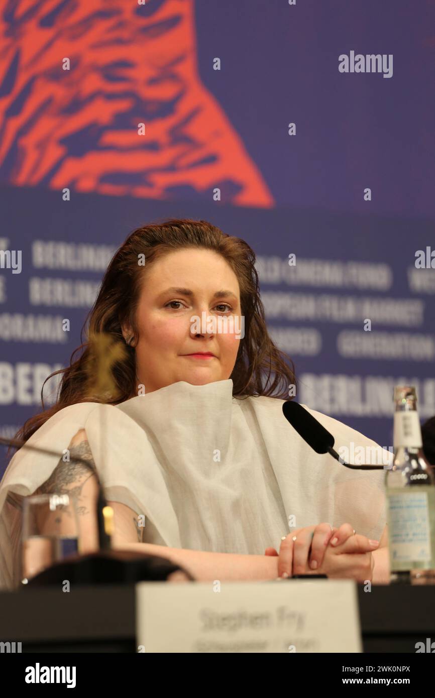 Berlin, Germany, 17th February 2024, Actor, Producer, Lena Dunham at ...