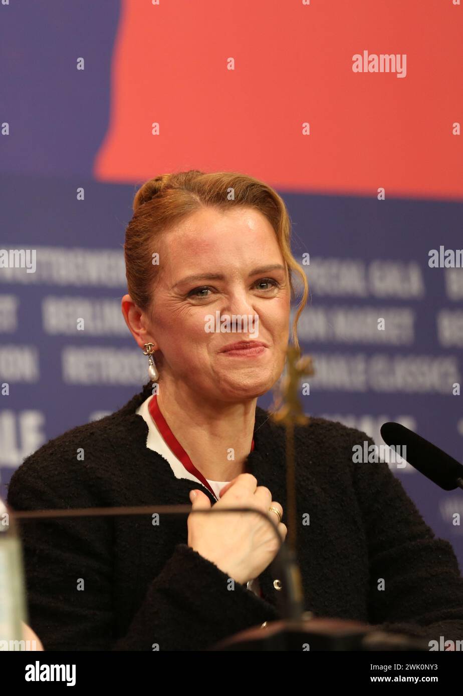 Berlin, Germany, 17th February 2024, at the press conference for the ...