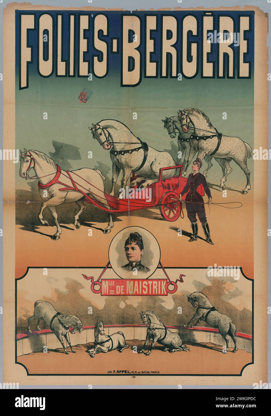 Anonymous, Folies-Bergere/ Miss de buttrik (registered title (letter ...