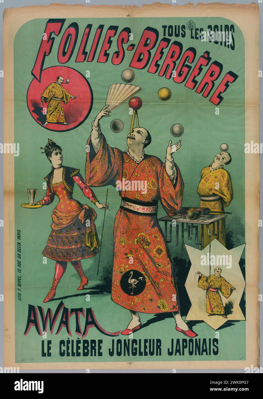 Anonymous, every evening/ Folies-Bergere/ Awata/ The Celebre Japanese ...