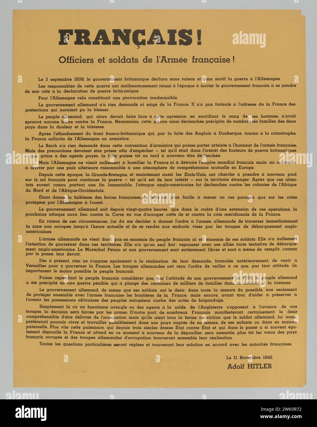 Anonymous, French!/ Officers and soldiers of the French army!/ On ...