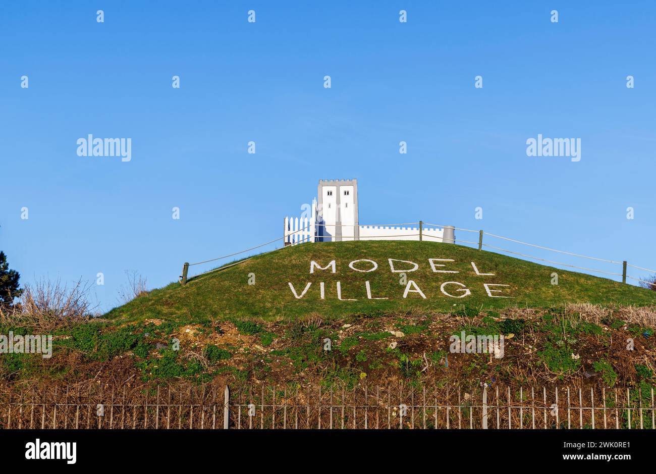 Advertisement for the Model Village, a popular attraction in Southsea ...