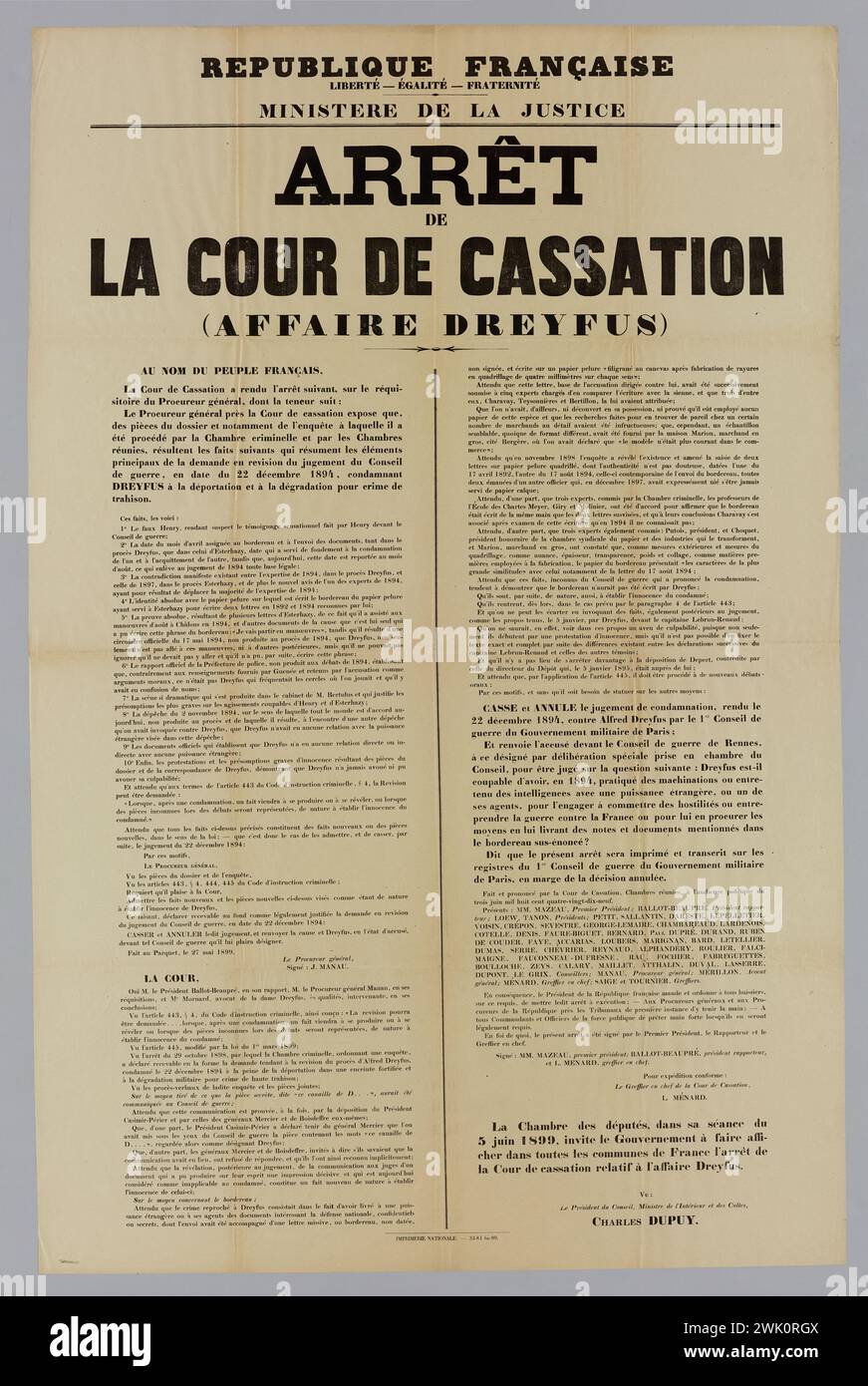 National Imprimerie, French REPUBLIC/ LIBERT - EGALITY - FRATERNITE ...