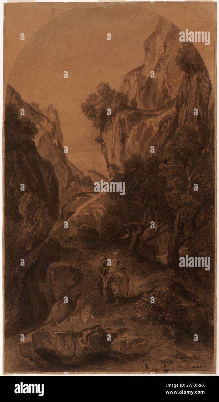 Bellel, Jean-Joseph-François (n.1816-01-26-D.1898-11), The flight to ...