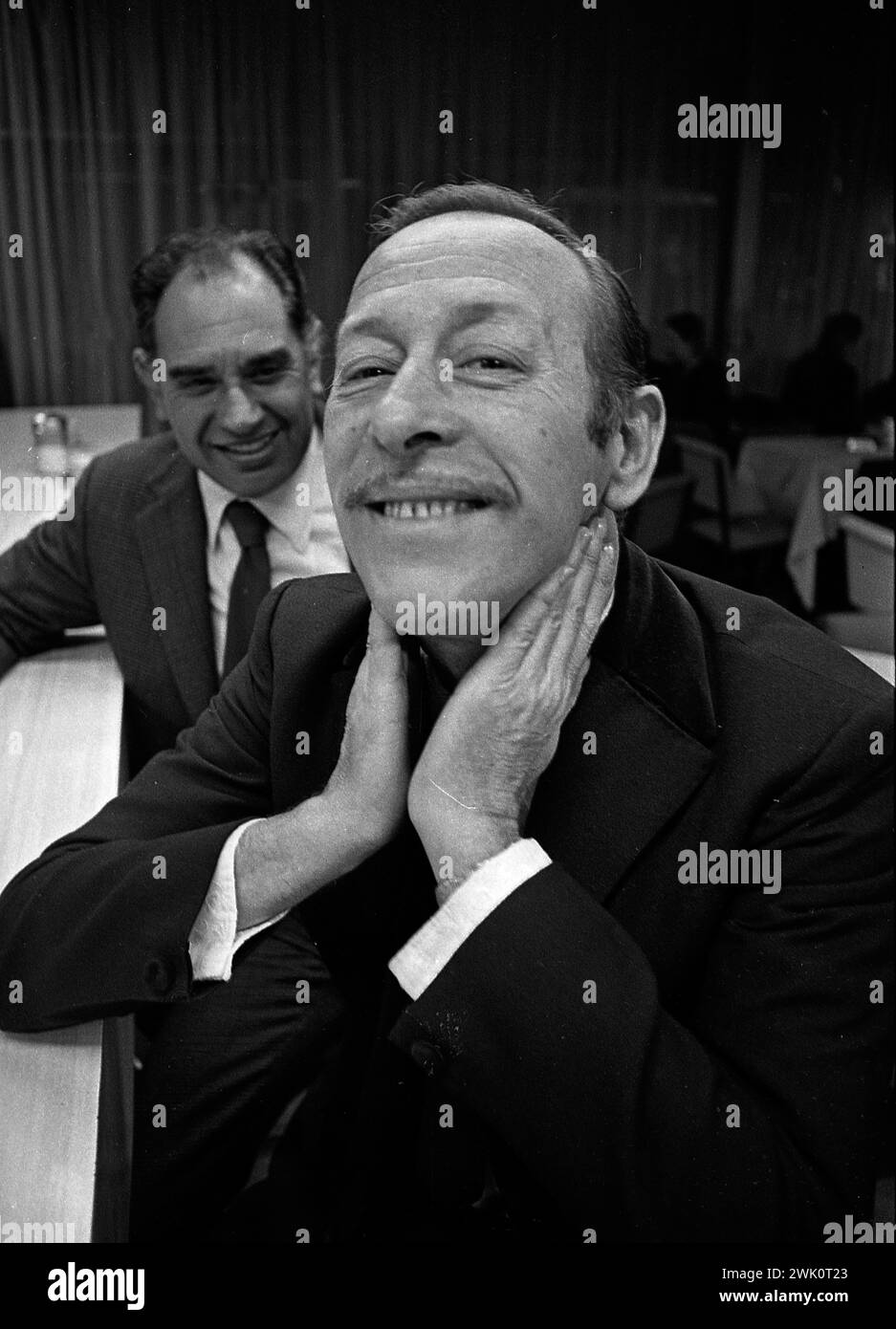 Argentine tango singer Roberto Goyeneche, during a press interview in ...