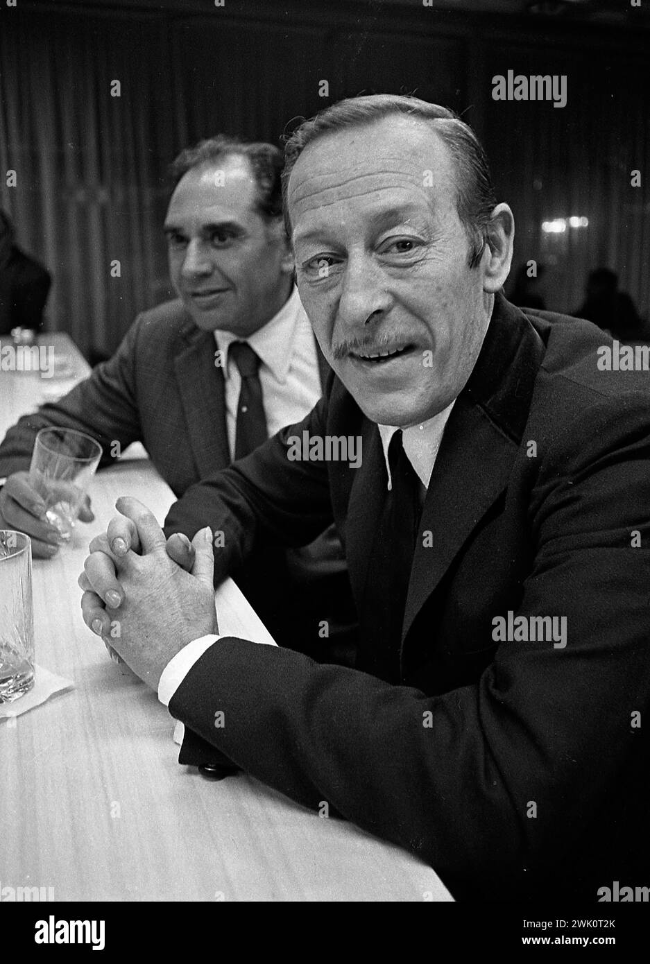 Argentine tango singer Roberto Goyeneche, during a press interview in ...