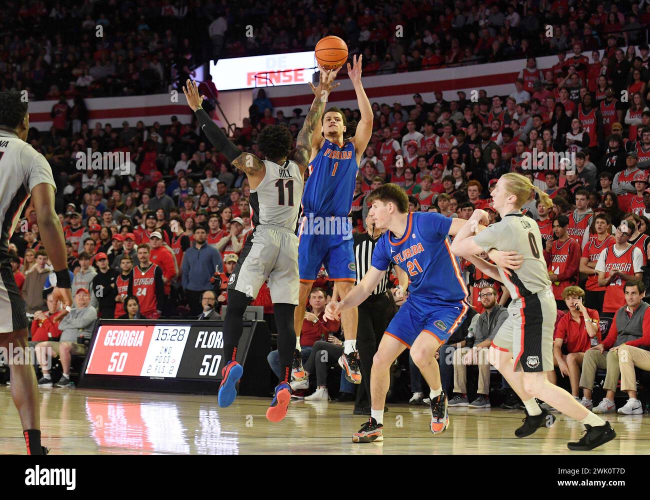 ATHENS, GA - FEBRUARY 17: Florida Gators Guard Walter Clayton Jr. (1 ...