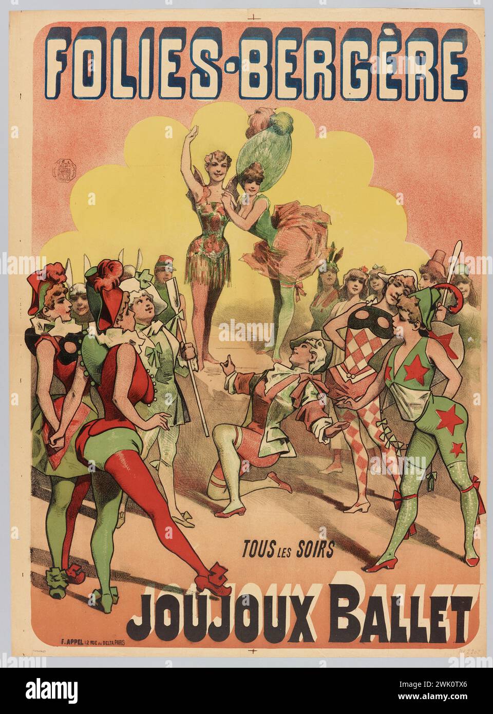 Choubrac, Alfred (N.1853-12-30-D.1902), Folies-Bergere/ Every evening ...