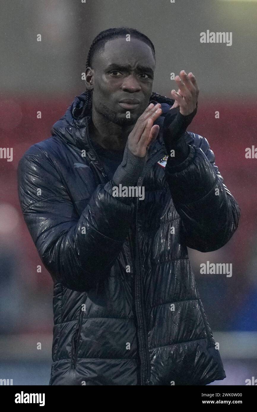Devante Cole of Barnsley salutes the fans after the Sky Bet League 1 ...