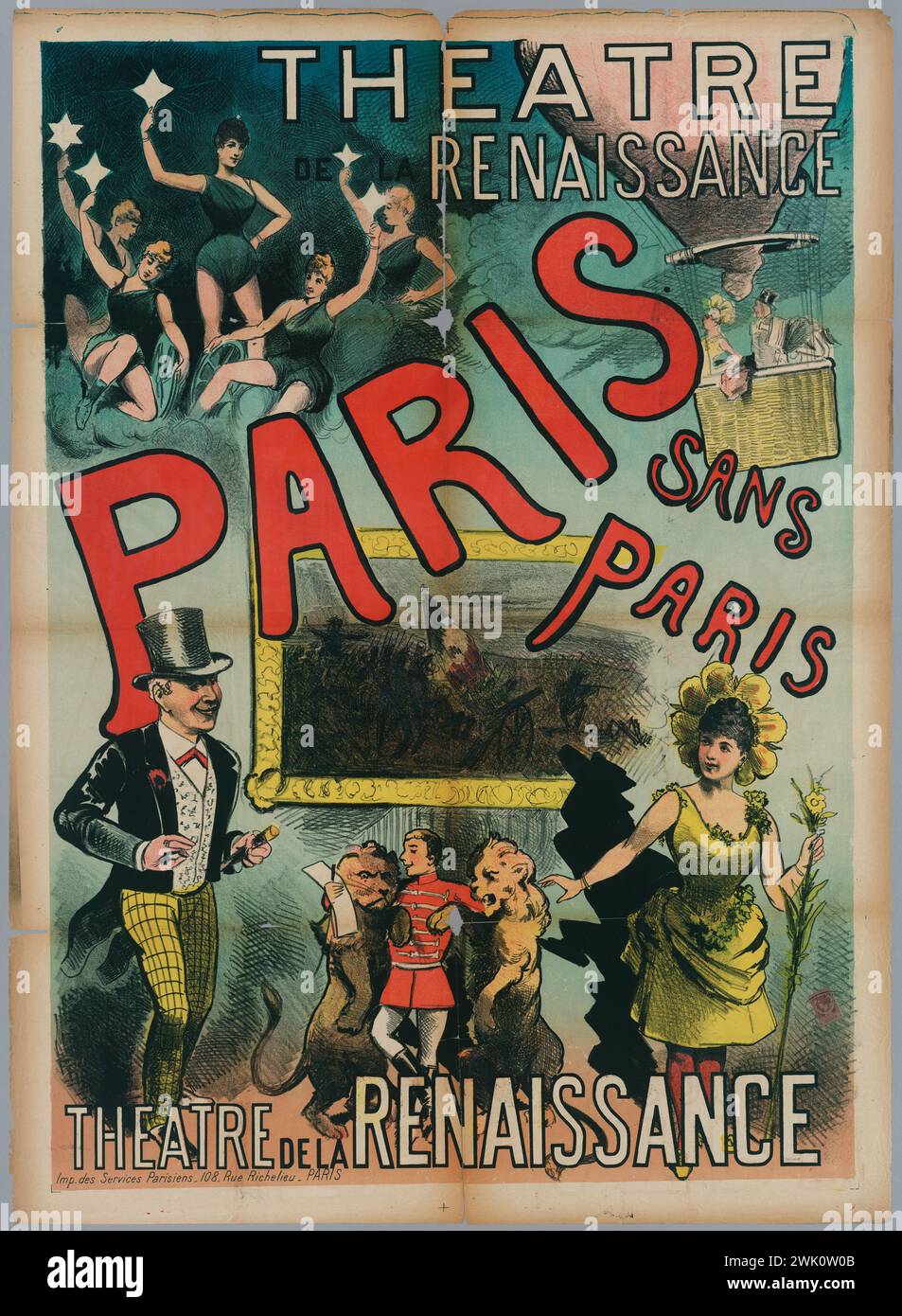 Anonymous, Theater/ Renaissance/ Paris/ Sans/ Paris/ Theater of the ...