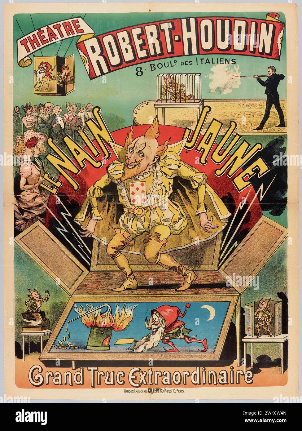 Anonymous, Theater/ Robert-Houdin/ 8. BOULD. Italians/ The yellow dwarf ...