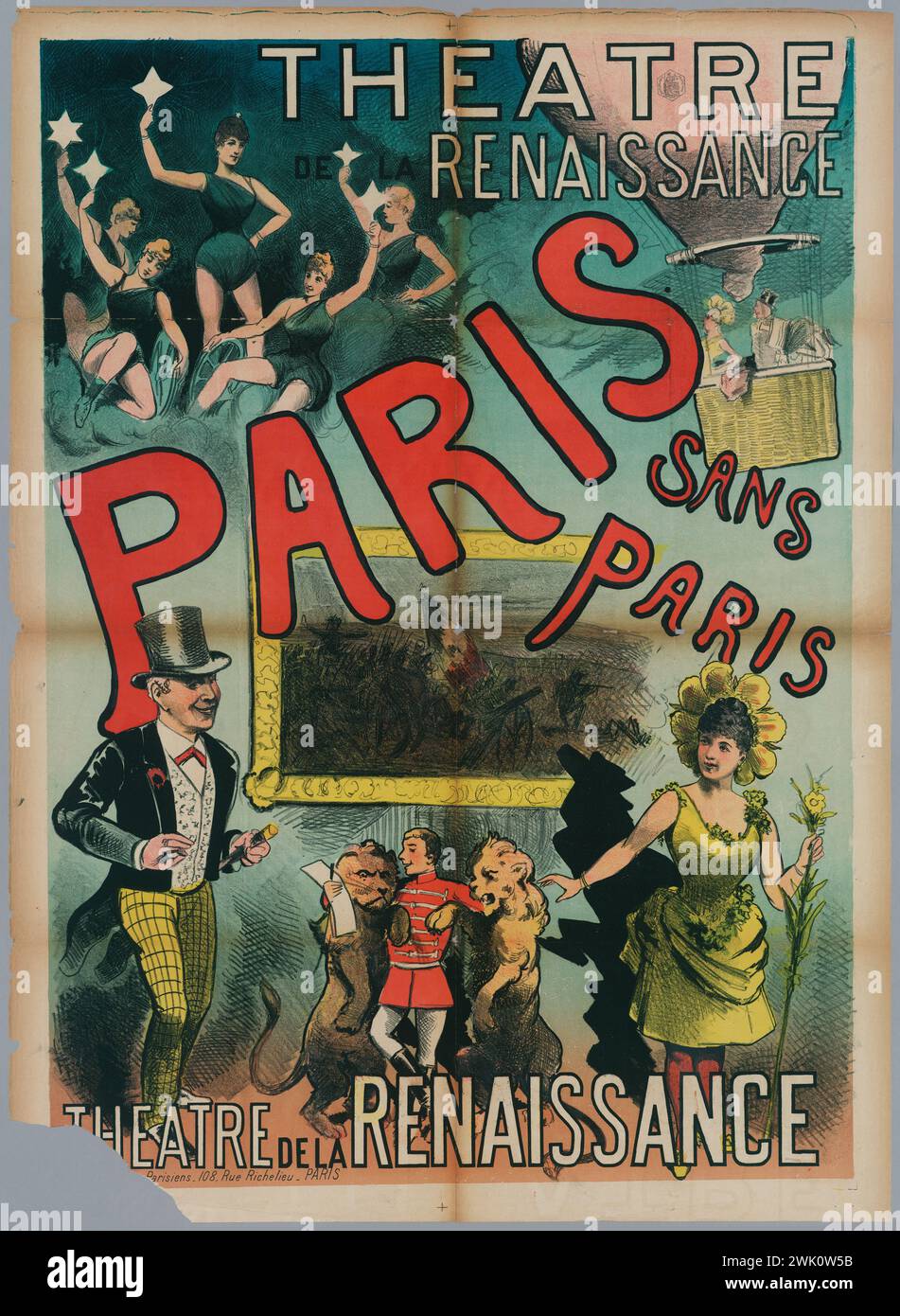 Anonymous, Theater/ Renaissance/ Paris/ Sans/ Paris/ Theater of the ...