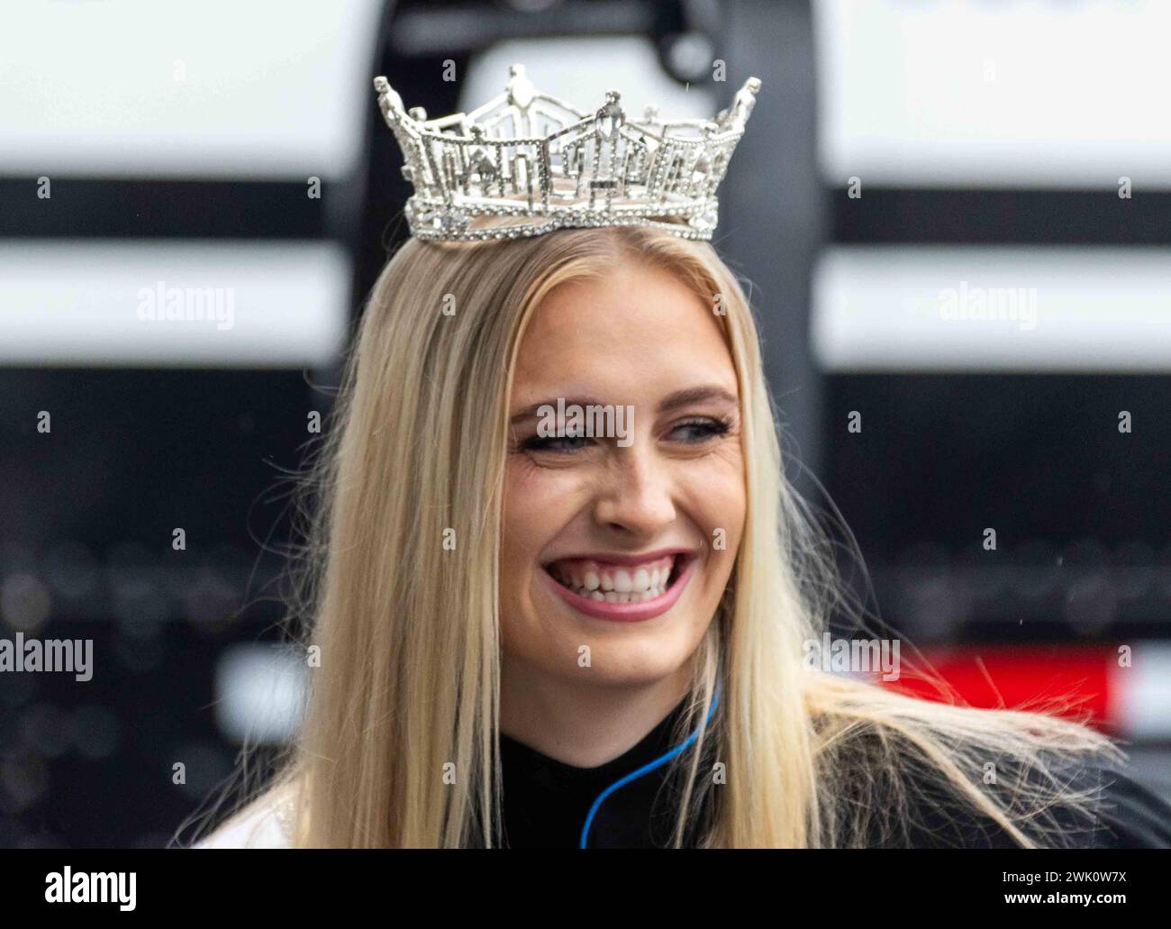 Daytona, United States. 17th Feb, 2024. Miss America Madison Marsh ...