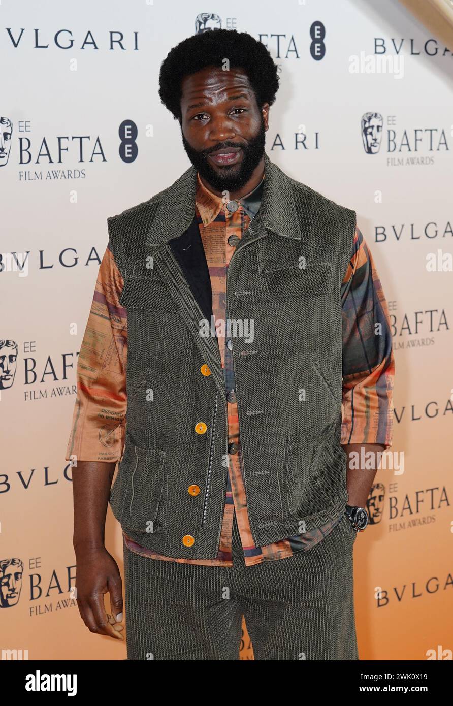 Sope Dirisu attends the Bafta Nominees' Party at the National Gallery ...