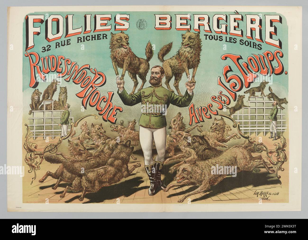 MERRY, TOM (N.1852 - D.1902), Folies Bergere/ 32 rue Richer/ Every ...