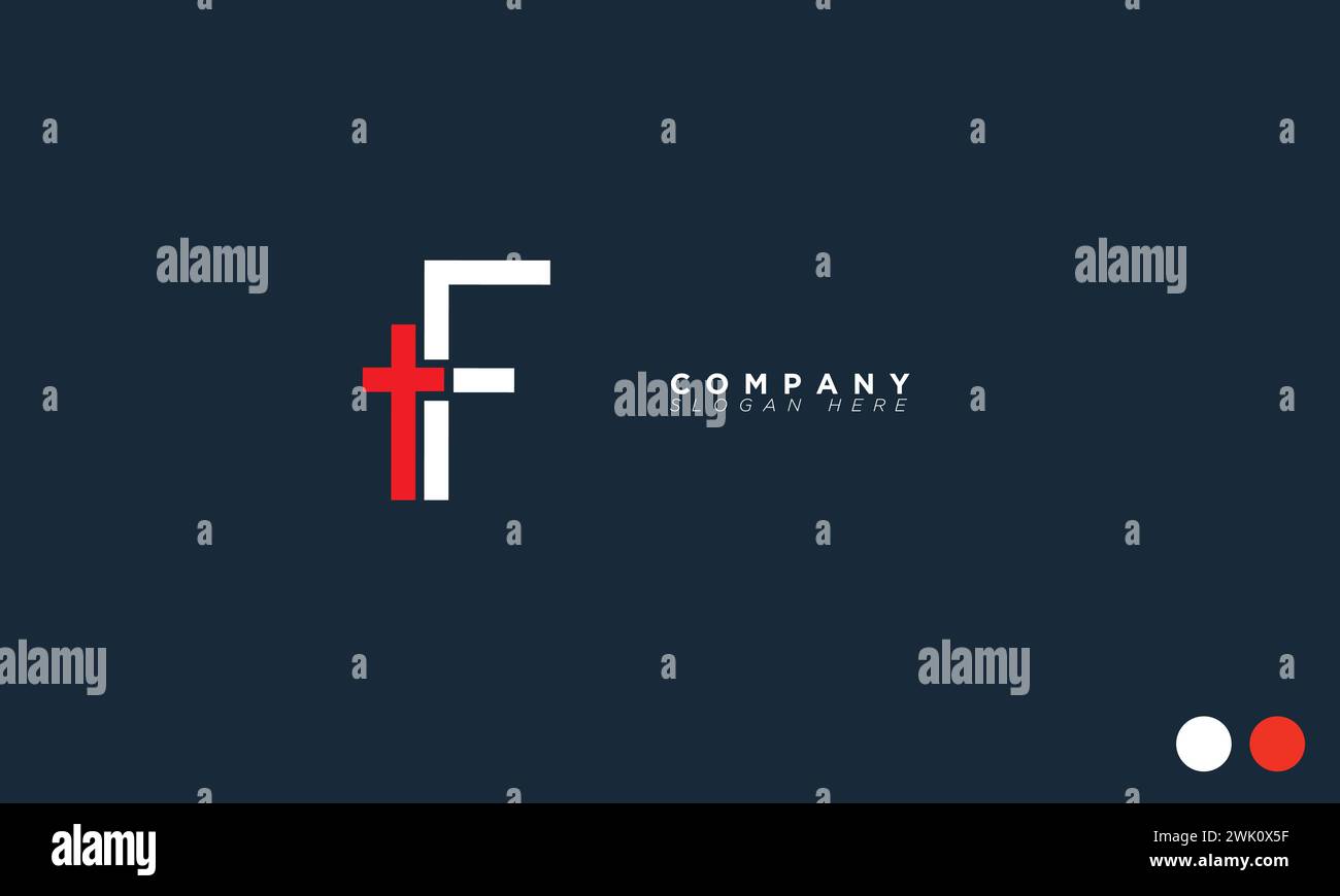 Tf initials logo hi-res stock photography and images - Alamy