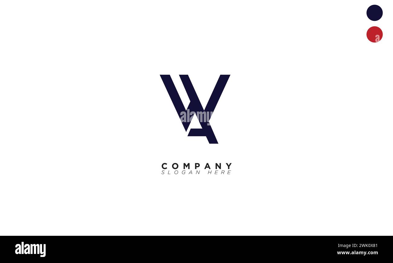 WA Alphabet letters Initials Monogram logo Stock Vector Image & Art - Alamy