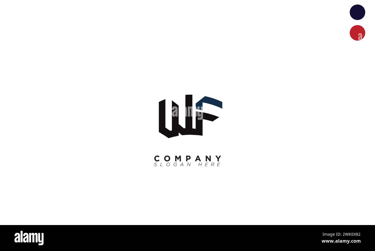 WF Alphabet letters Initials Monogram logo Stock Vector Image & Art - Alamy