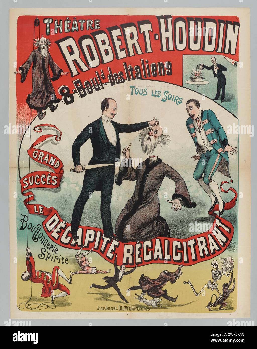 Anonymous, Theater/ Robert-Houdin/ 8. BOULD. Italians/ Every evening ...