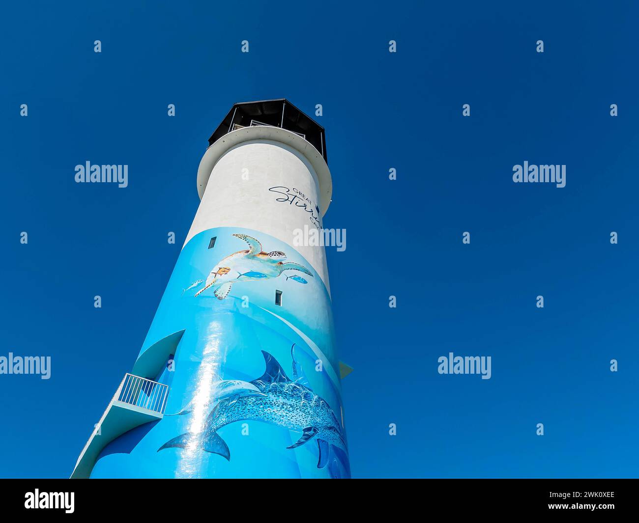 Usa. 3rd Feb, 2024. On a Beautiful Day: The Majestic Lighthouse of ...