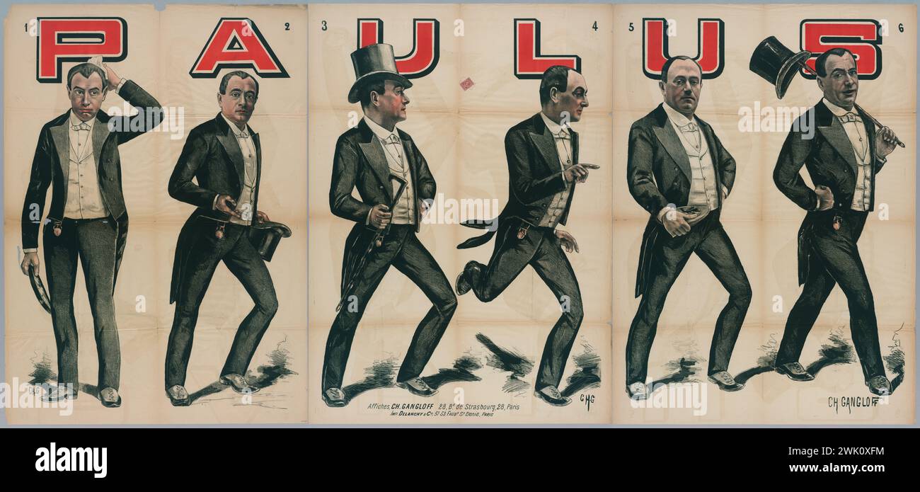 Gangloff, ch., Paulus (registered title (letter)), 1880. Color ...