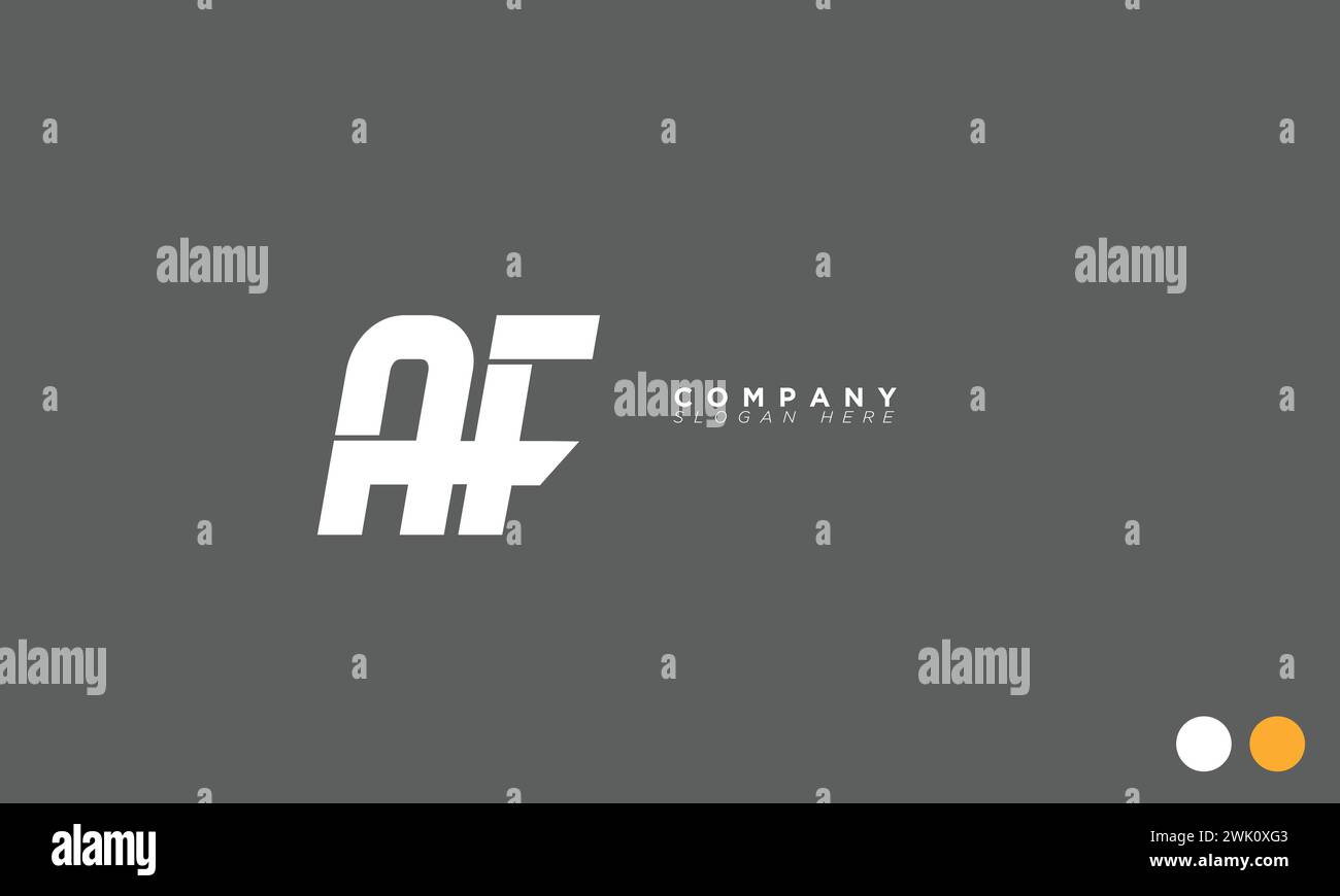 AF Alphabet letters Initials Monogram logo Stock Vector Image & Art - Alamy