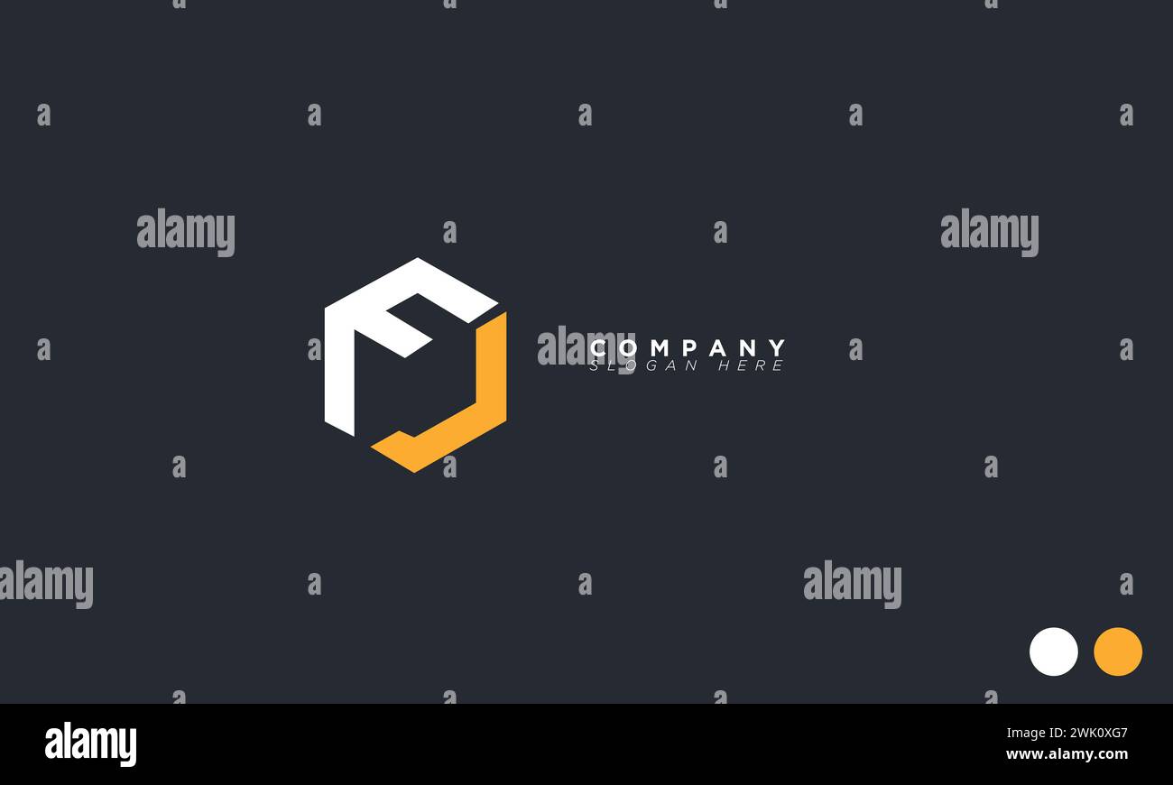 FJ Alphabet letters Initials Monogram logo Stock Vector Image & Art - Alamy