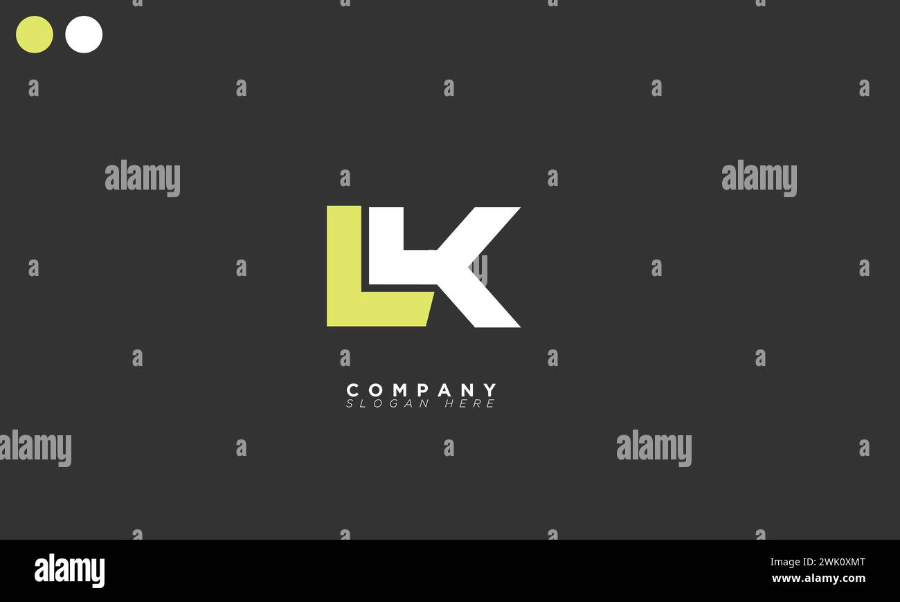 LK Alphabet letters Initials Monogram logo Stock Vector Image & Art - Alamy