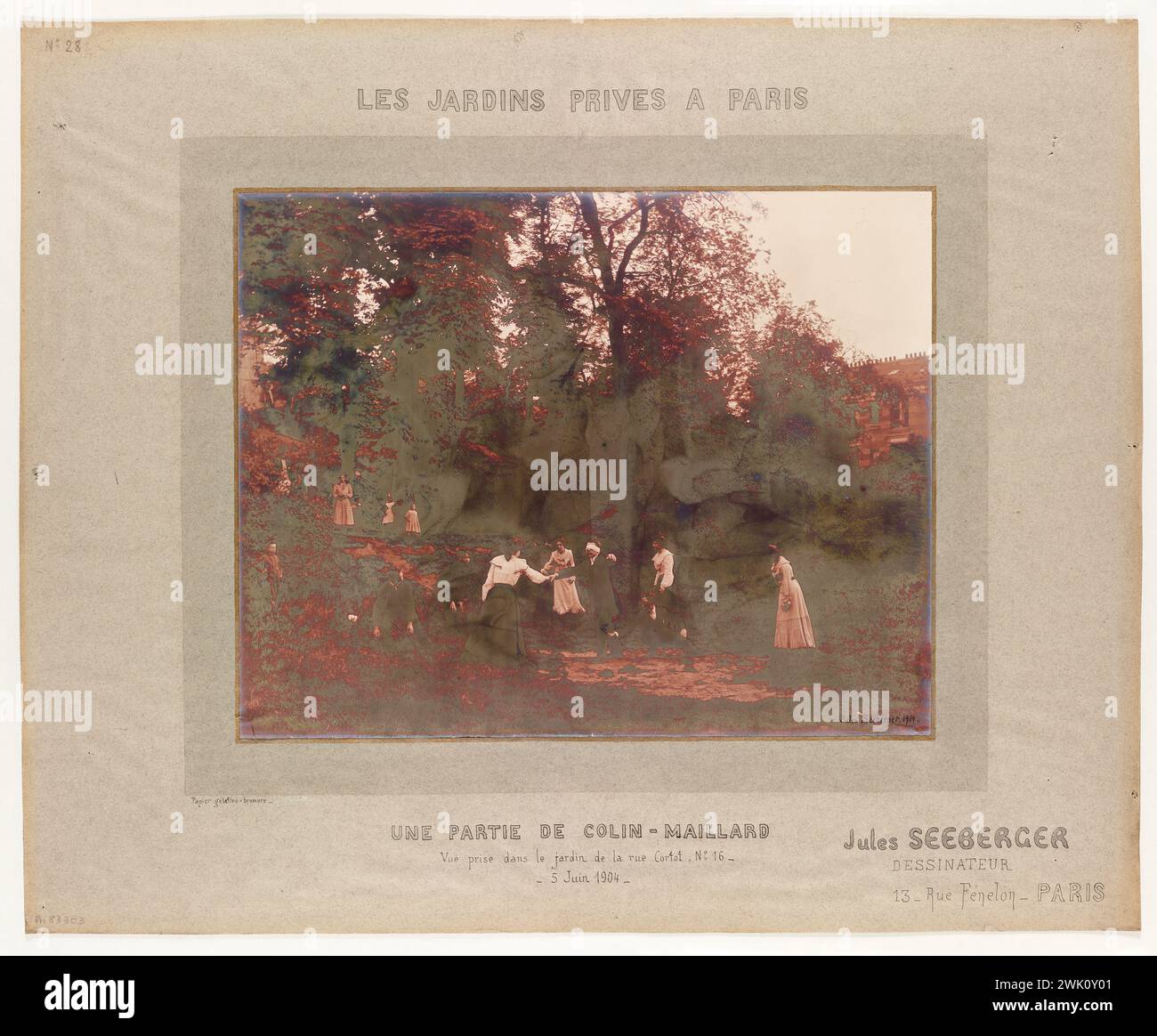 Séeberger, Jules (n.1872 - D.1932), Les Jardins Prives in Paris / A ...