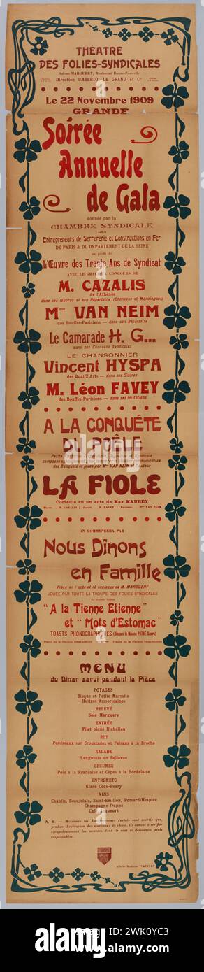 Anonymous, Theater/ Des Folies Symes/ MARGUEY SALONS, Boulevard Bonne ...
