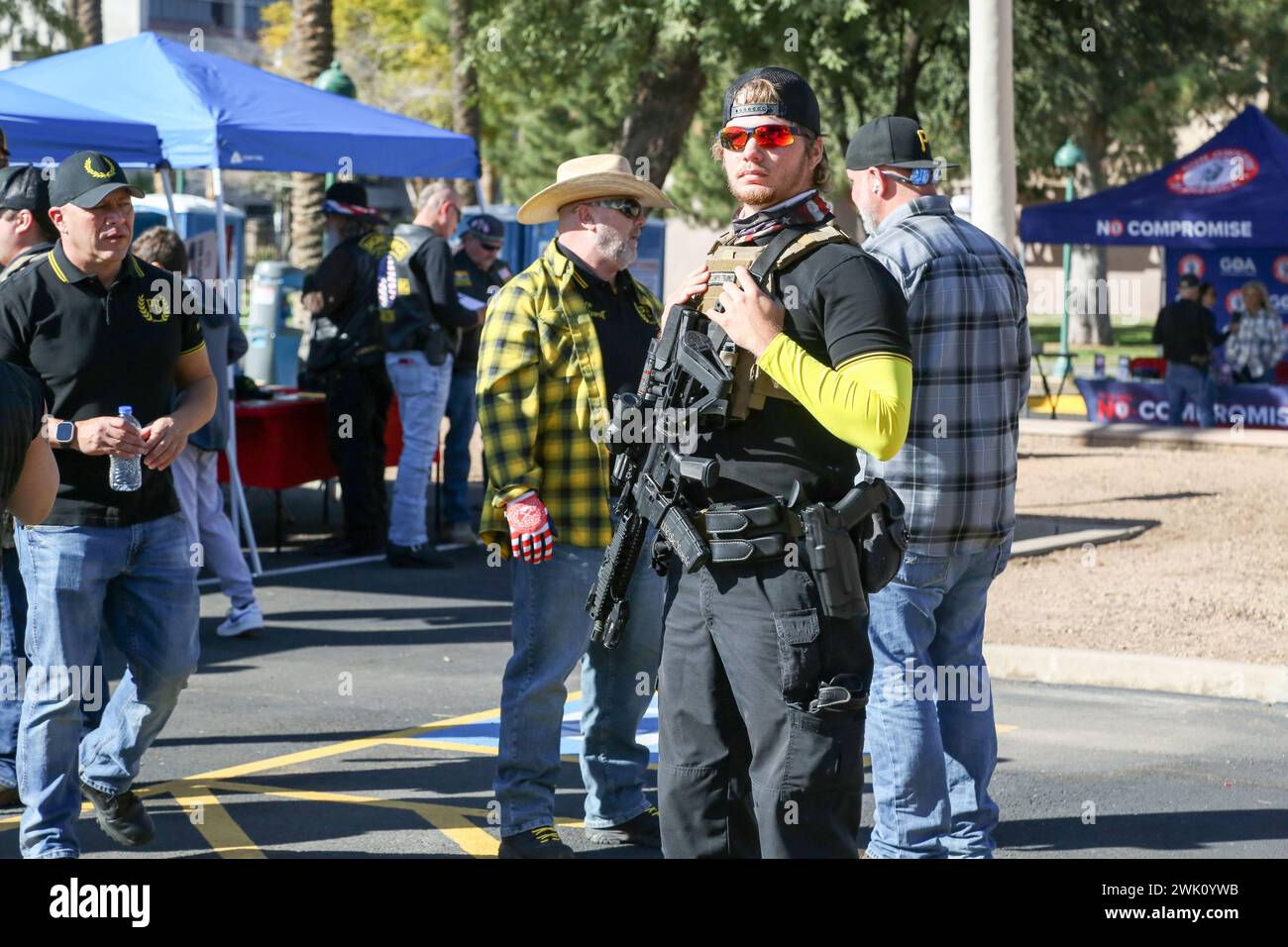 People attend Arizona's 11th Annual Celebrate & Protect the 2nd ...