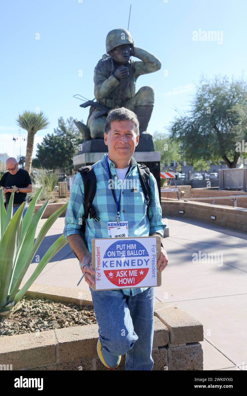 A man is working to get signatures to put Robert F. Kennedy JR on the ...