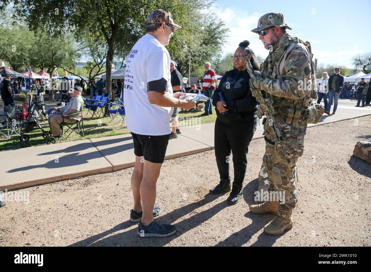 People attend Arizona's 11th Annual Celebrate & Protect the 2nd ...