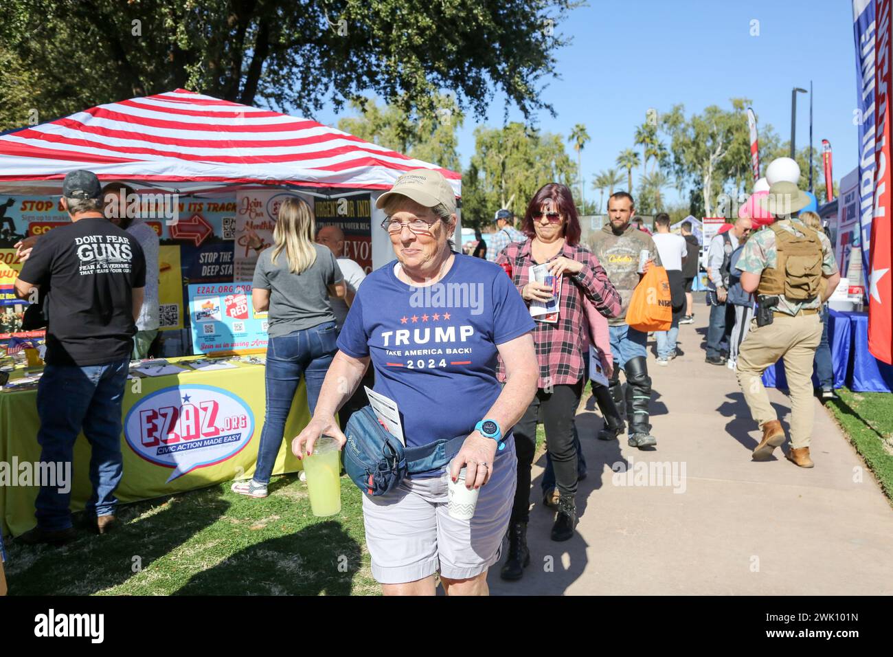 People attend Arizona's 11th Annual Celebrate & Protect the 2nd ...