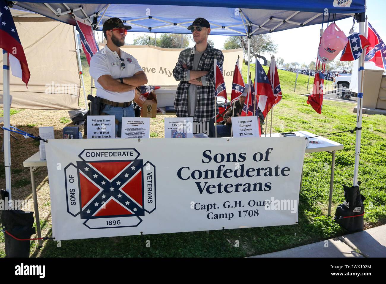 Sons of Confederate Veterans have a booth at ArizonaÕs 11th Annual ...