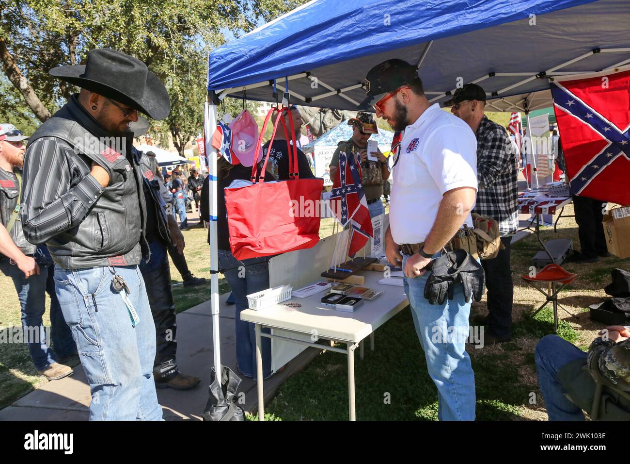 Sons of Confederate Veterans have a booth at ArizonaÕs 11th Annual ...