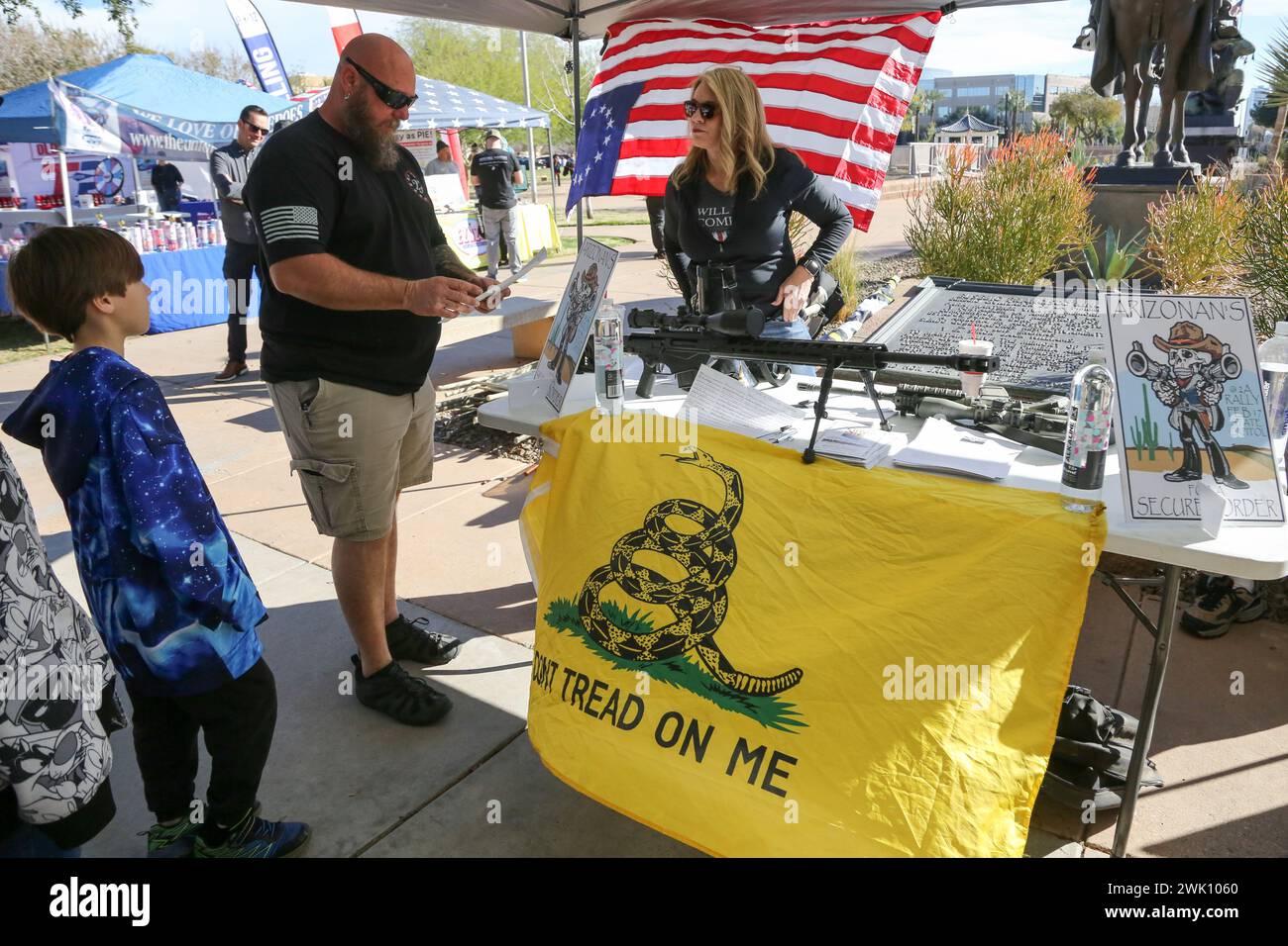 Raffle booth hi-res stock photography and images - Alamy