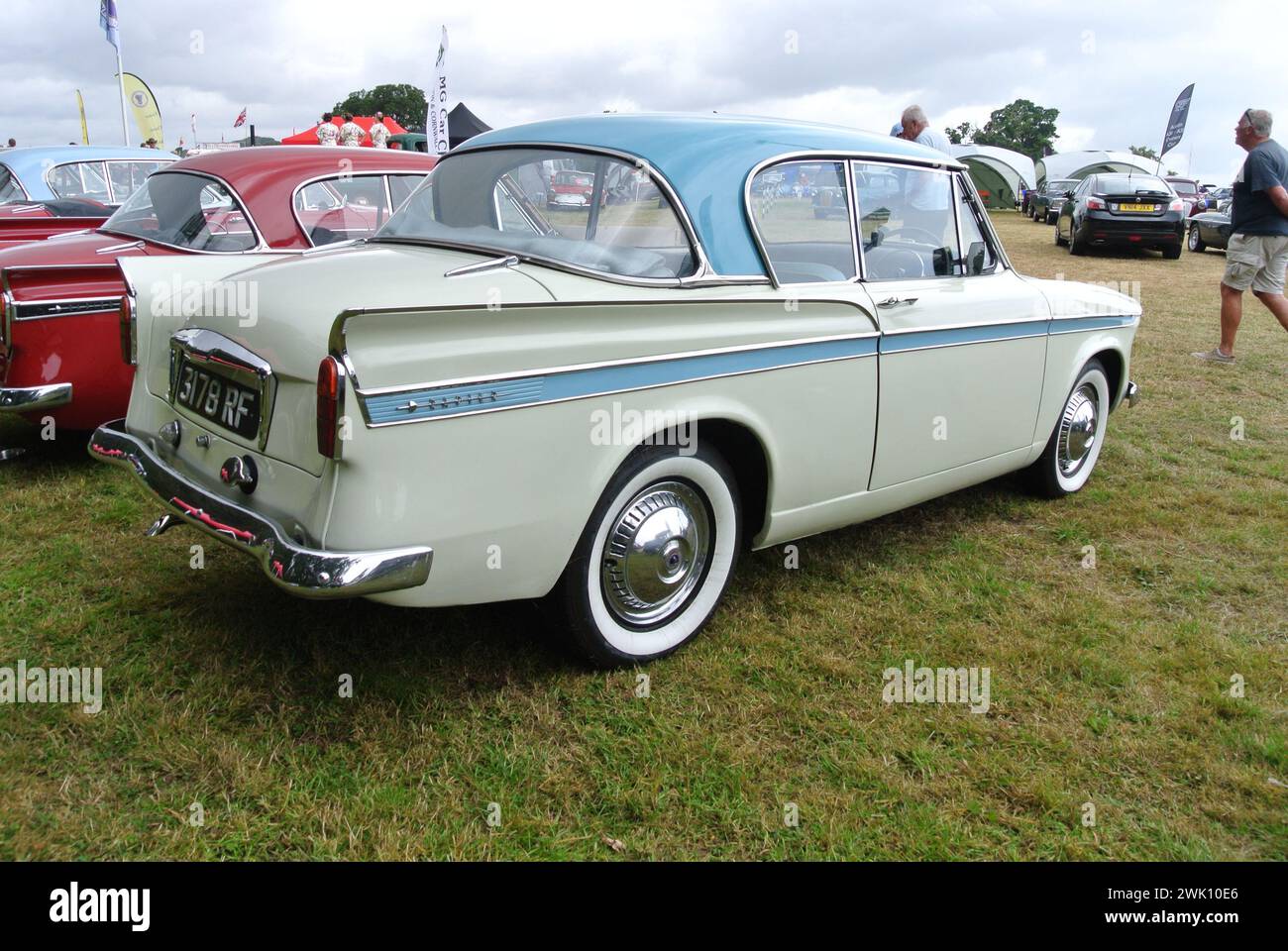 A 1960 Sunbeam Rapier parked on display at the 48th Historic Vehicle ...