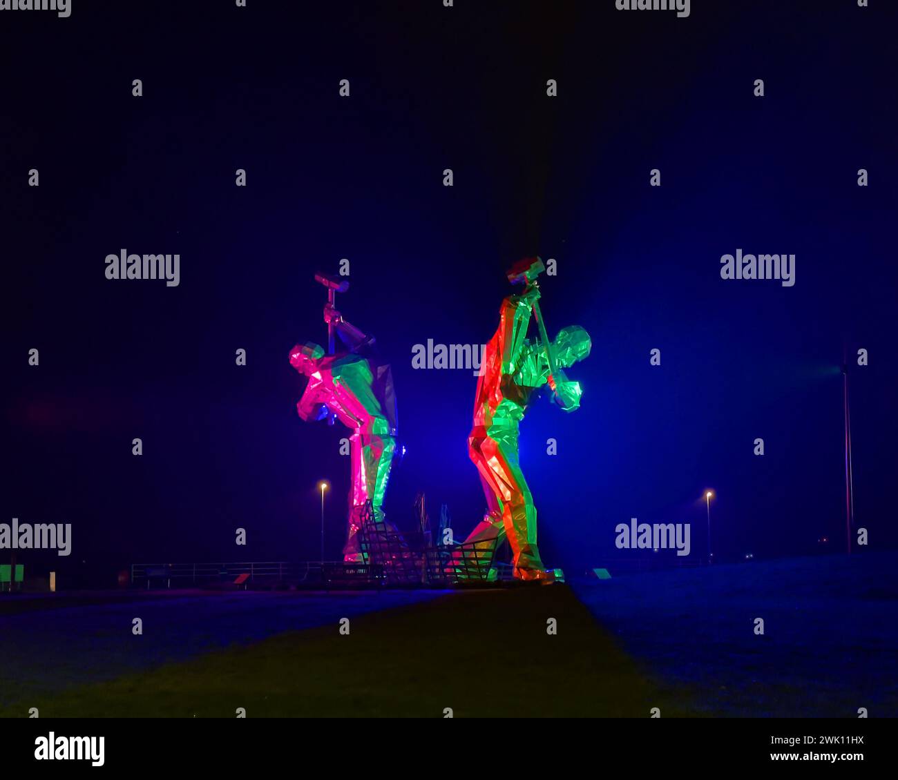 Shipbuilding sculpture art erected honouring Inverclyde Shipbuilding ...