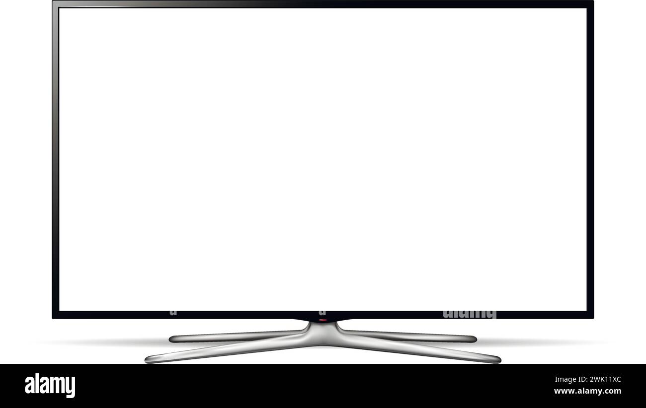 Black flat screen Stock Vector Images - Alamy